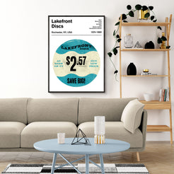 Album Cover Art: 'Lakefront Discs' Record Store Price Tag Sticker Post ...
