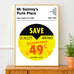 Album Cover Art: Record Store Price Tag Sticker Poster - 'Mr Sammy's P ...