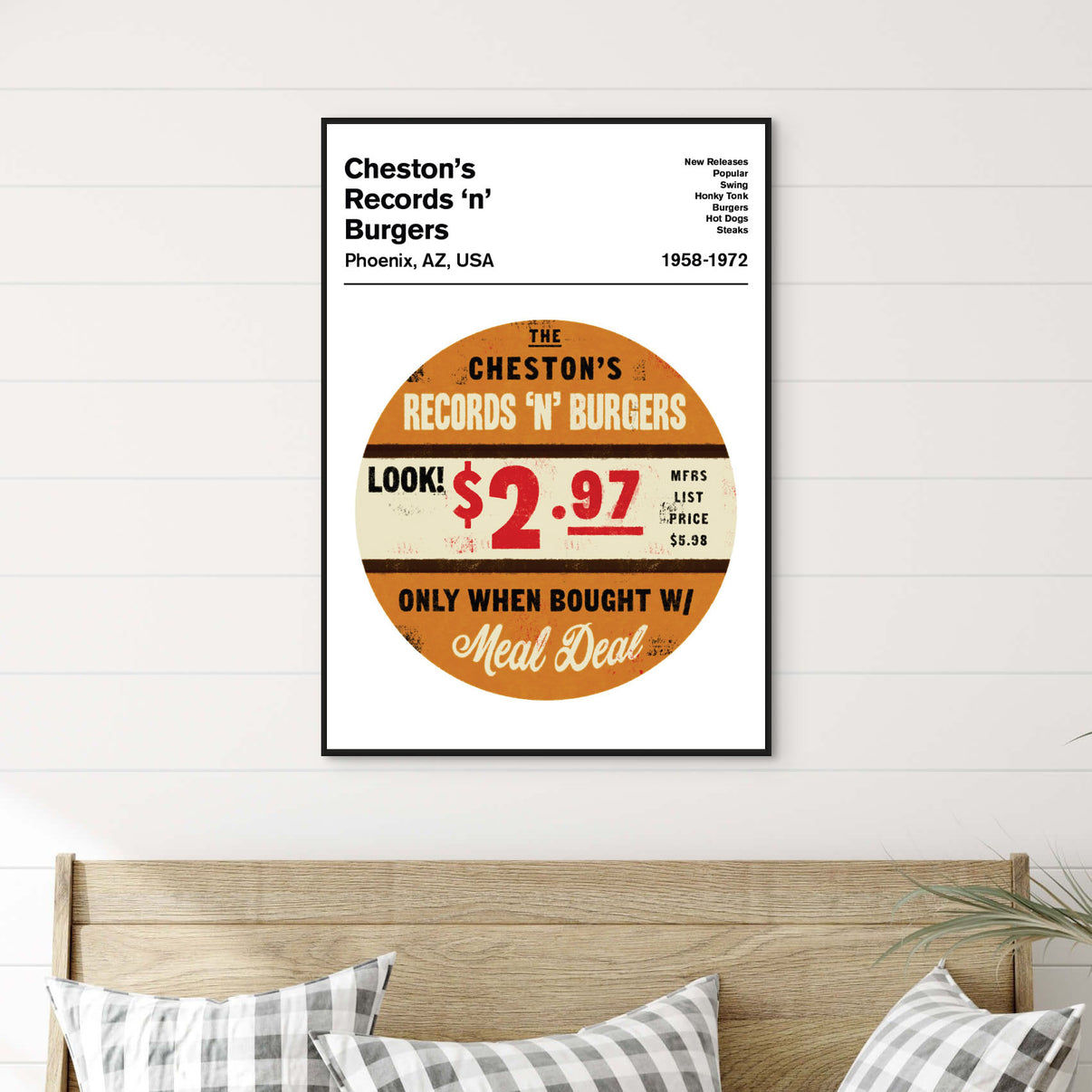 Album Cover Art: Record Store Price Tag Sticker Poster - 'Cheston's Re ...