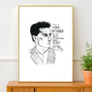 Ludwig Wittgenstein Portrait Poster Print by Standard Designs