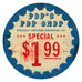 Album Cover Art: 'Pop's Pop Shop' Record Store Price Tag Sticker Poste ...
