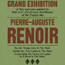 Pierre-Auguste Renoir Impressionist Exhibition Poster by Standard Designs
