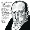 Igor Stravinsky Portrait Poster Print by Standard Designs