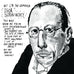 Igor Stravinsky Portrait Poster Print by Standard Designs